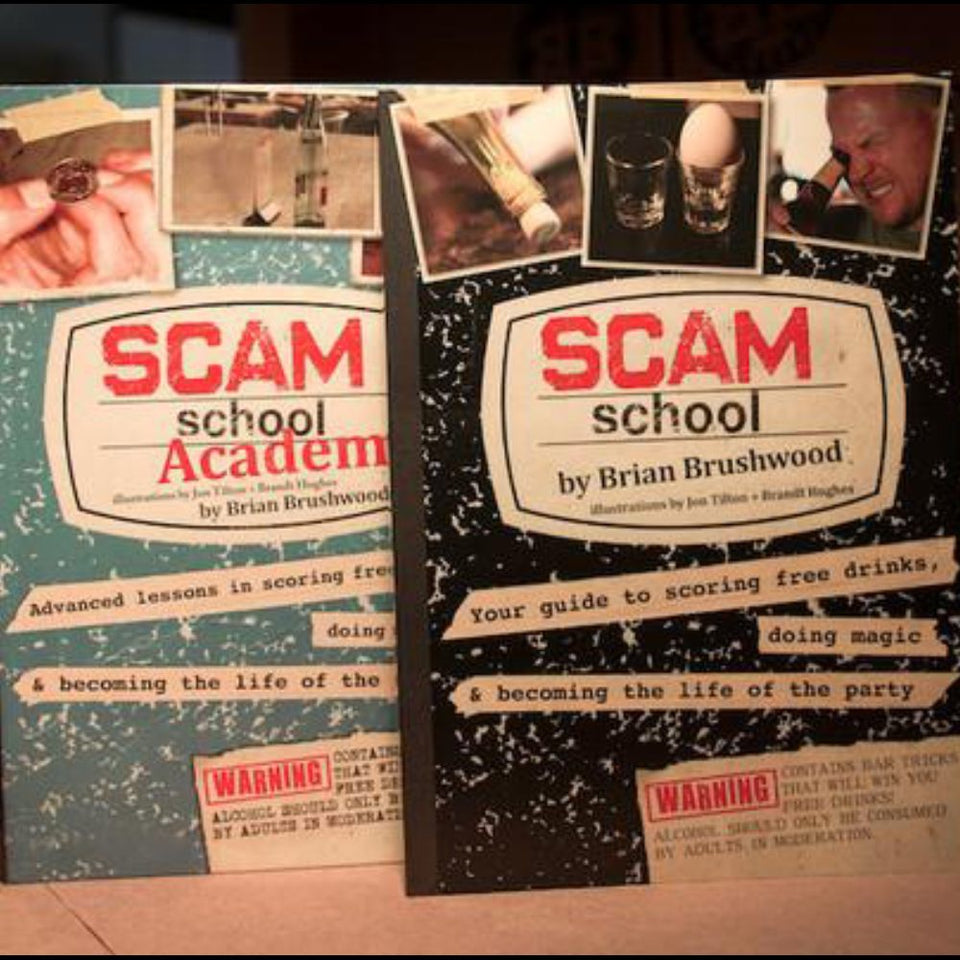 SIGNED Scam School Two-Book Bundle! – Scam Stuff