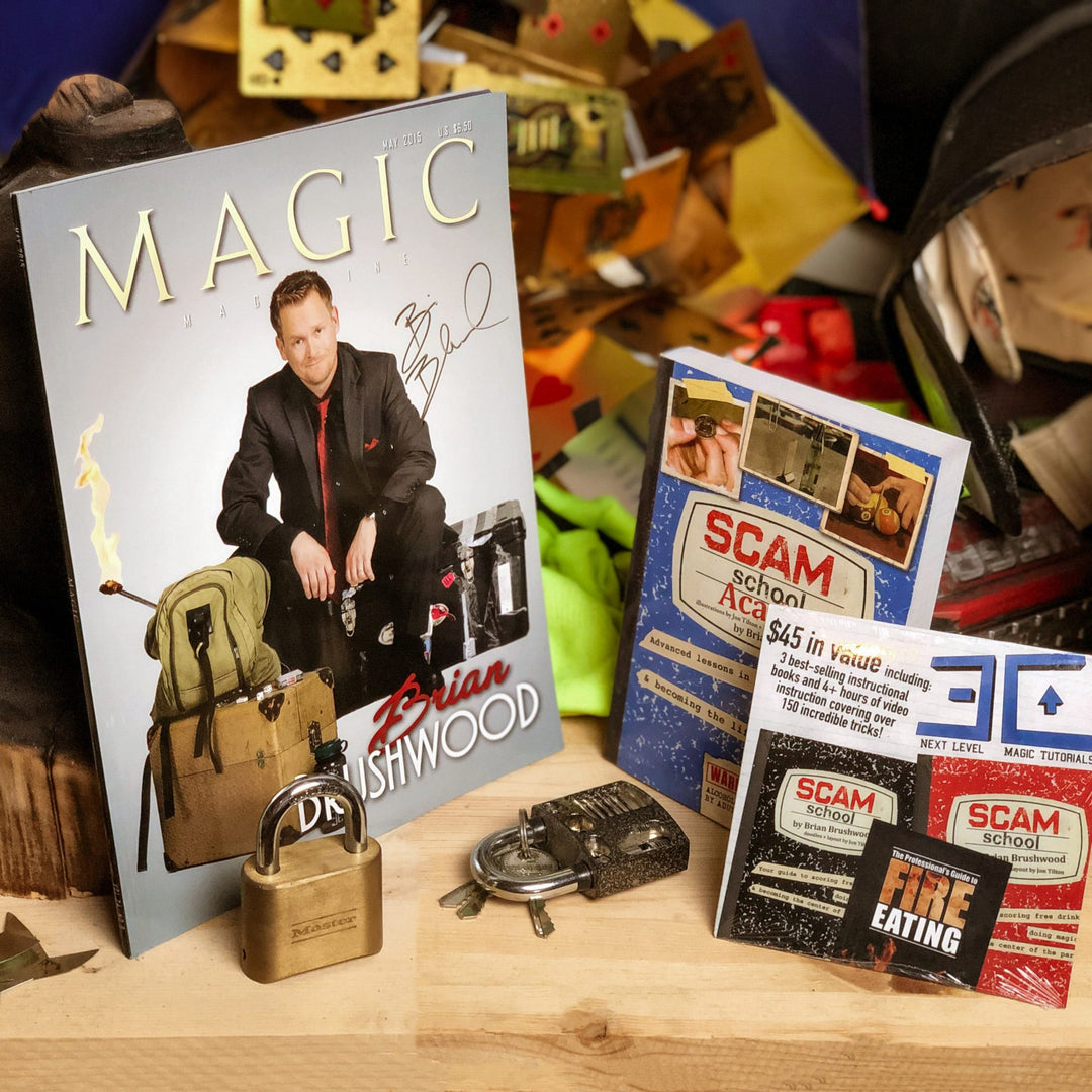 SIGNED Magazine & Book Bundle (PLUS $45 Extra Credit DVD) – Scam Stuff